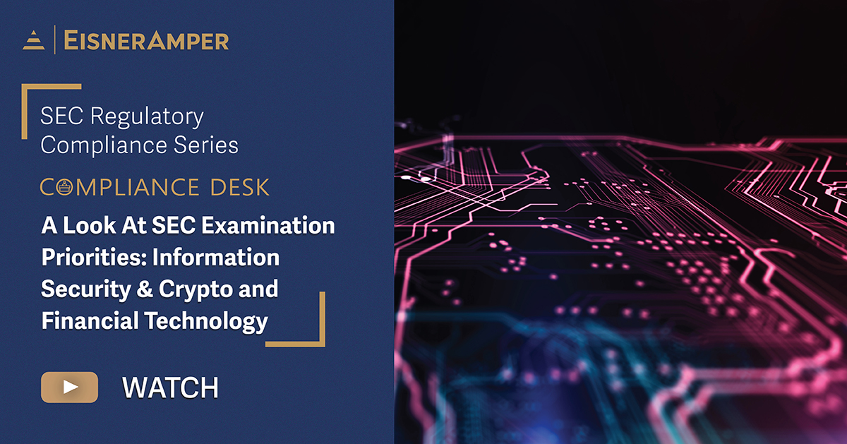 SEC Regulatory Compliance | Information Security and Cryptocurrency