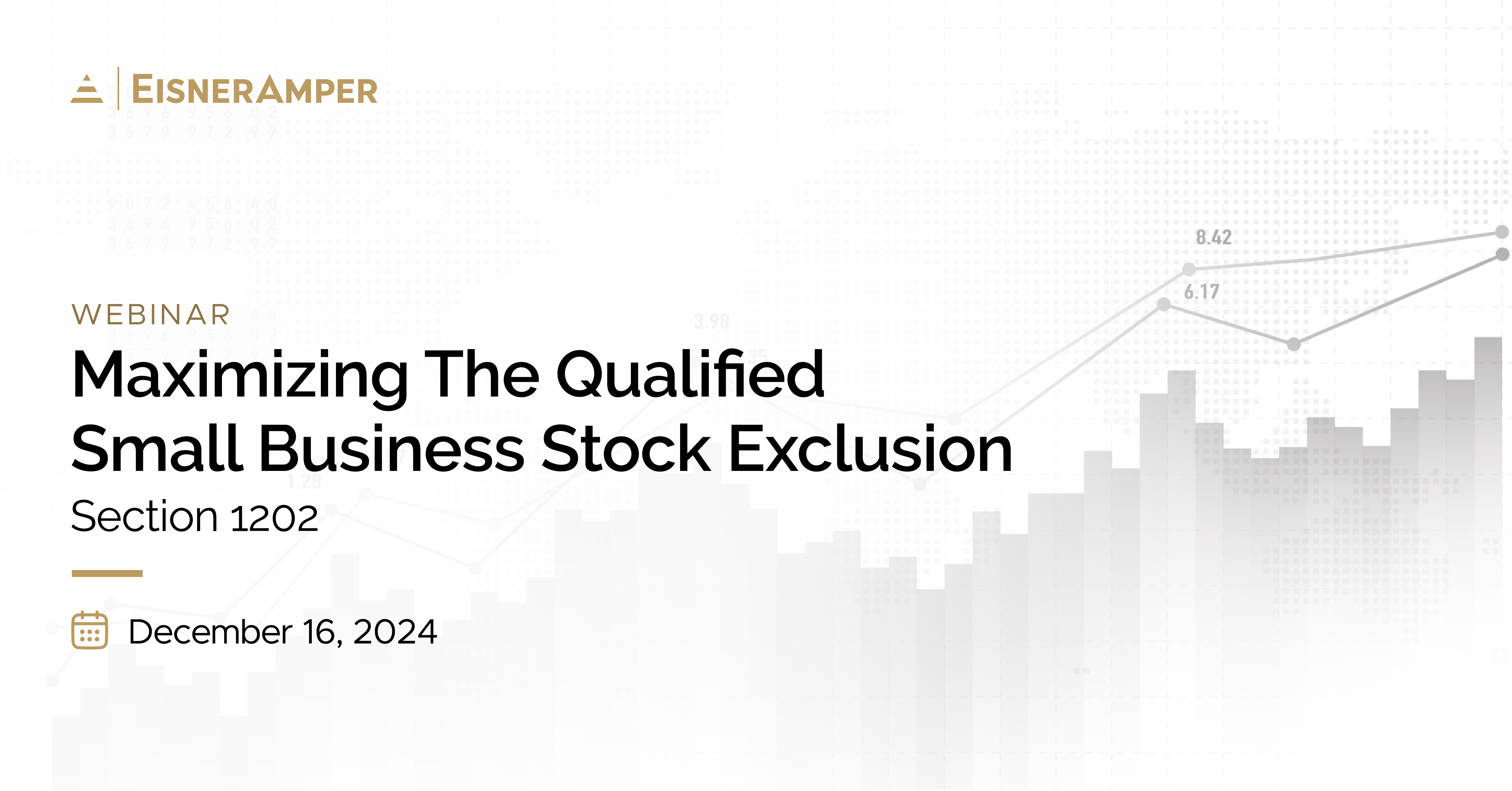 Maximizing The Qualified Small Business Stock Exclusion | Section 1202