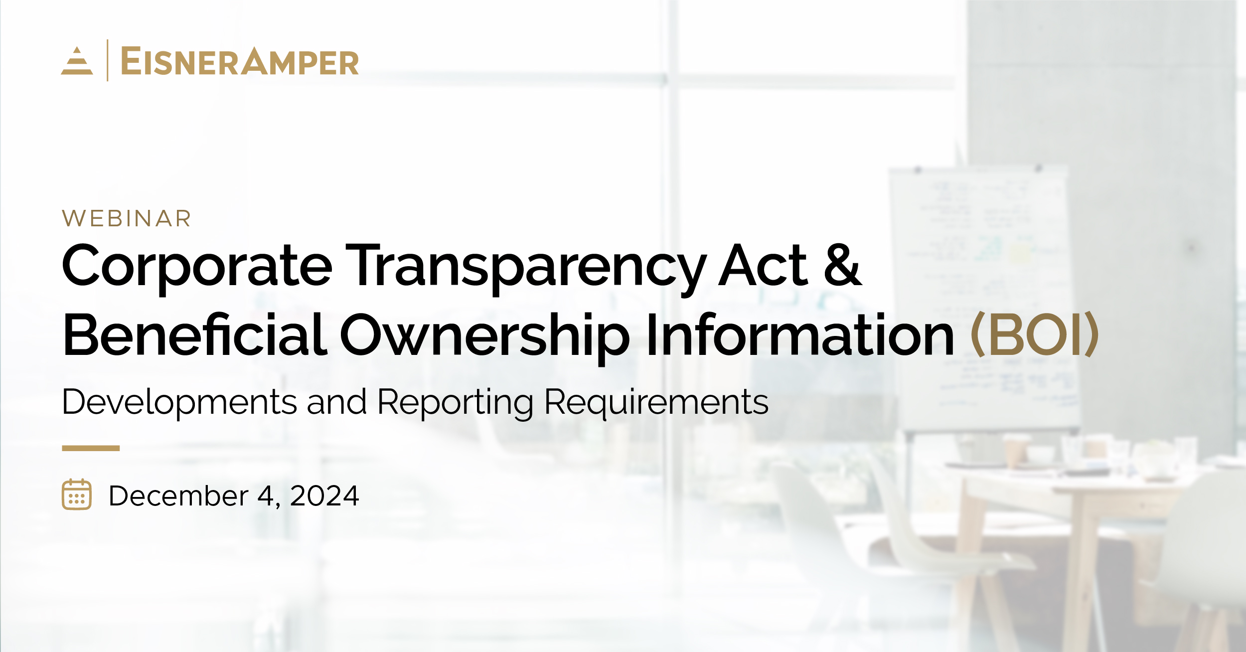 Corporate Transparency Act & Beneficial Ownership Information (BOI ...
